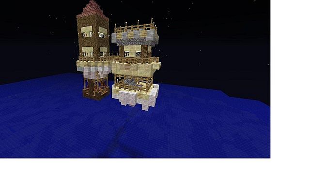 Floating Town Minecraft Map