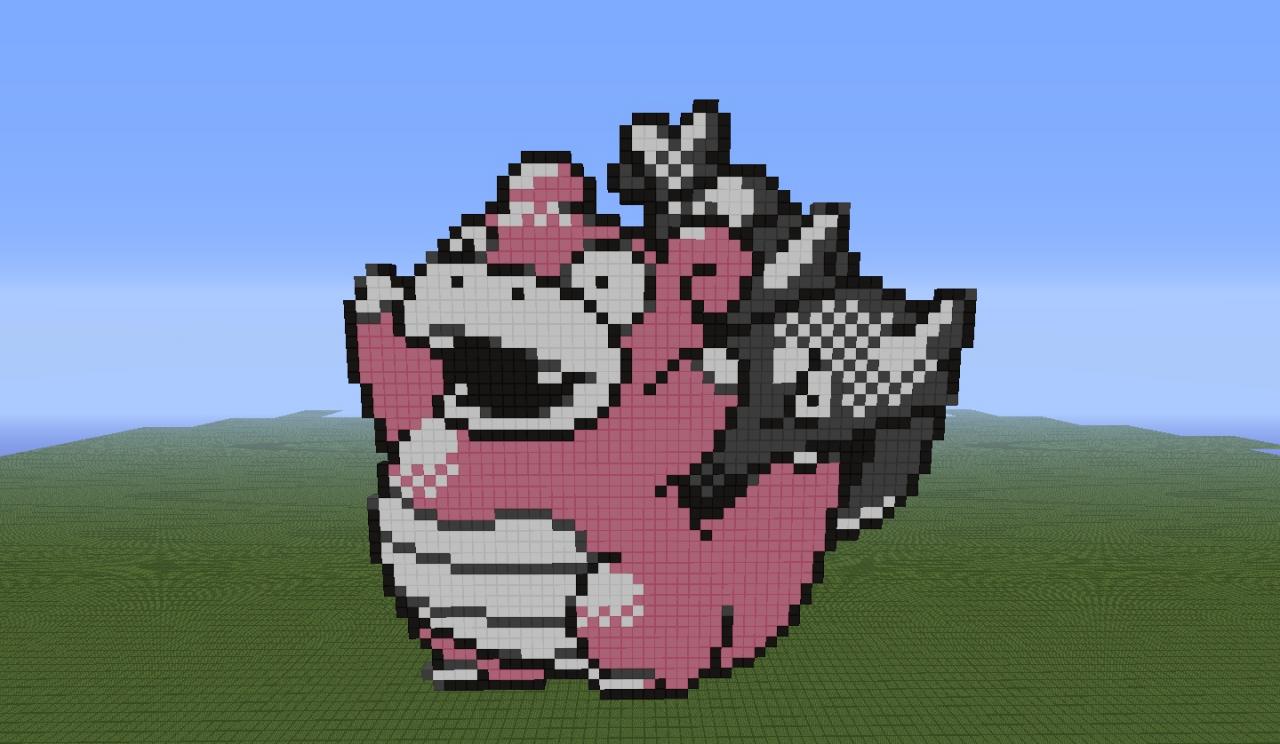 Pokemon Pixel Art (61 - 80) Minecraft Map