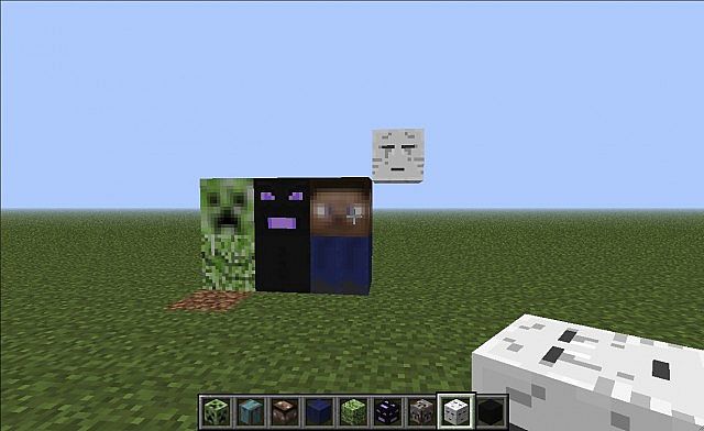 Get heads with wool (any version with wool) Minecraft Texture Pack