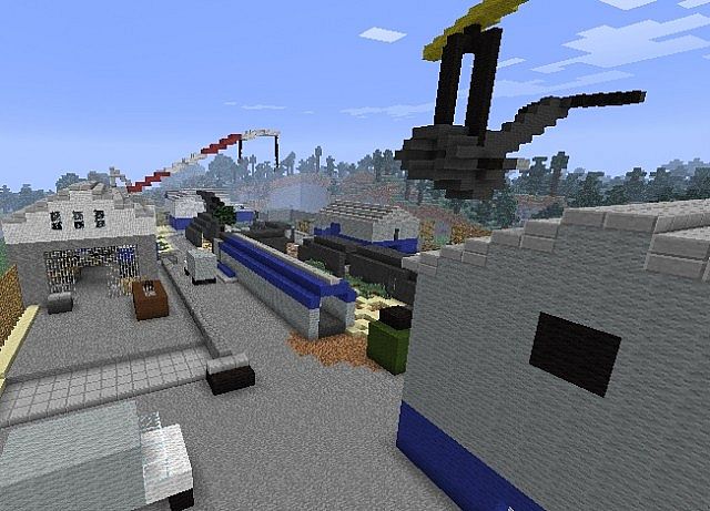 Scrapyard (mw2) Minecraft Map