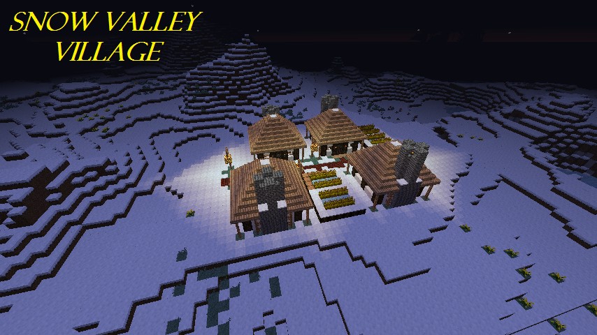 Snow Valley Village-Onward ((Spoiler Alert)) Minecraft Map