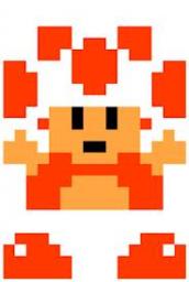 Toad in 8 bit original Mario bros Minecraft Map