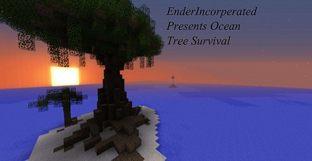Ocean Tree Survival Minecraft Map