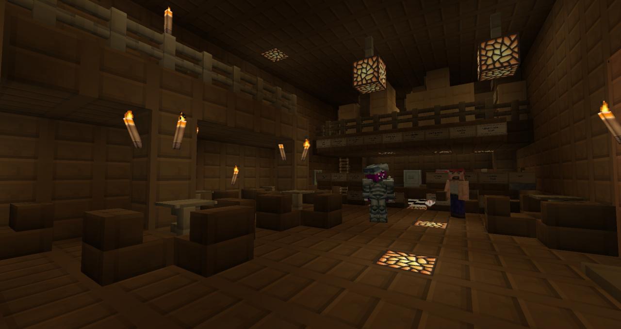 Underground Café Minecraft Map