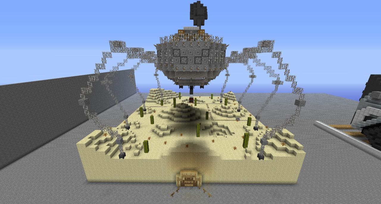 Giant Mechanical Tarantula Minecraft Map