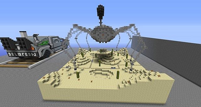 Giant Mechanical Tarantula Minecraft Map