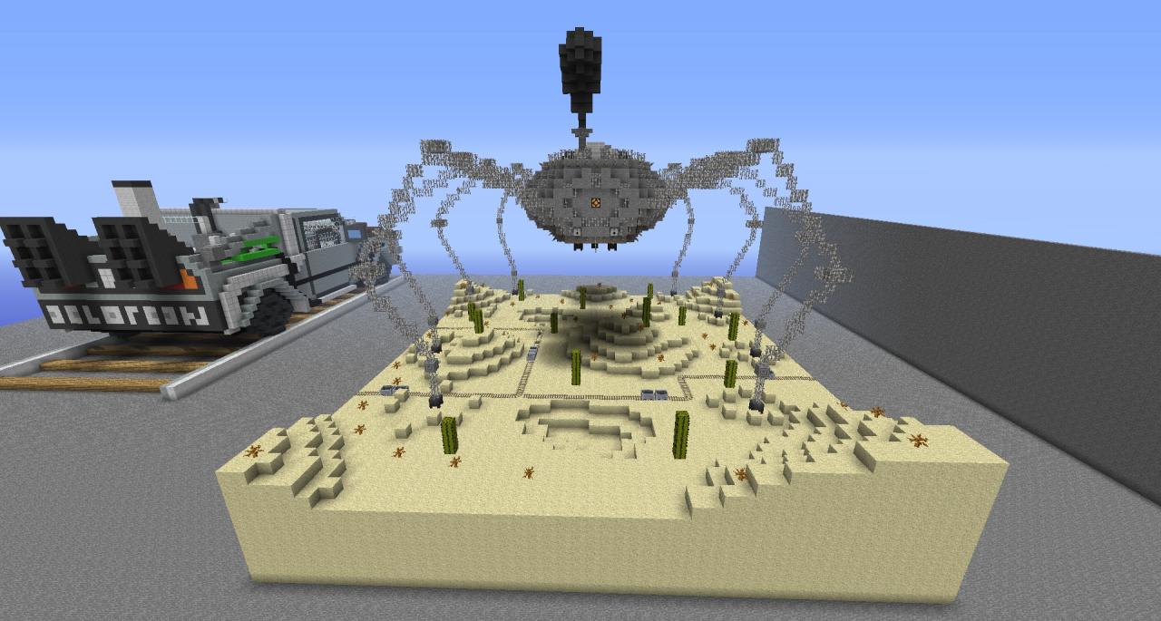 Giant Mechanical Tarantula Minecraft Map