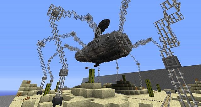 Giant Mechanical Tarantula Minecraft Map