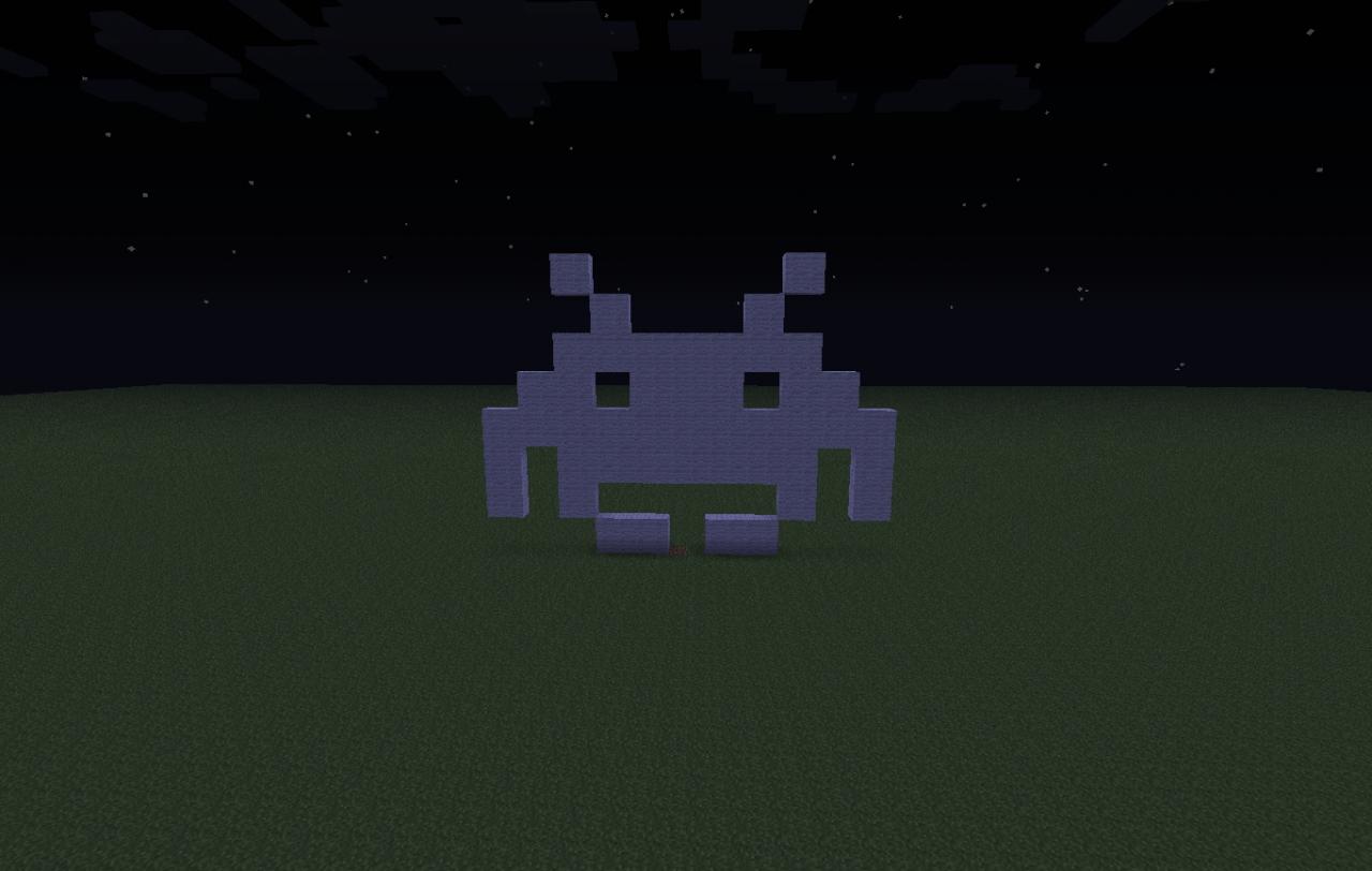 Space Invaders Minecraft Map