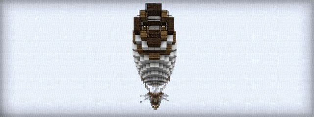 "Lightning I" - Steampunk Cargo Airship Minecraft Map
