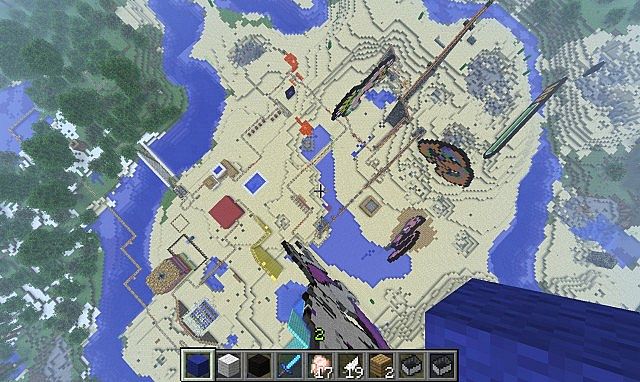 random world with random stuff Minecraft Map