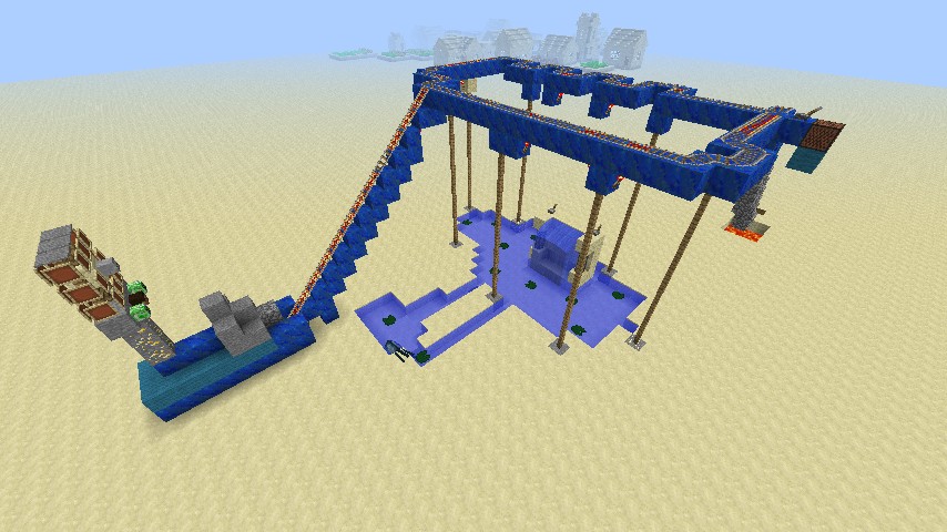 BaBa Penka EP.1 : '' Lever Rail '' custom map Minecraft Map