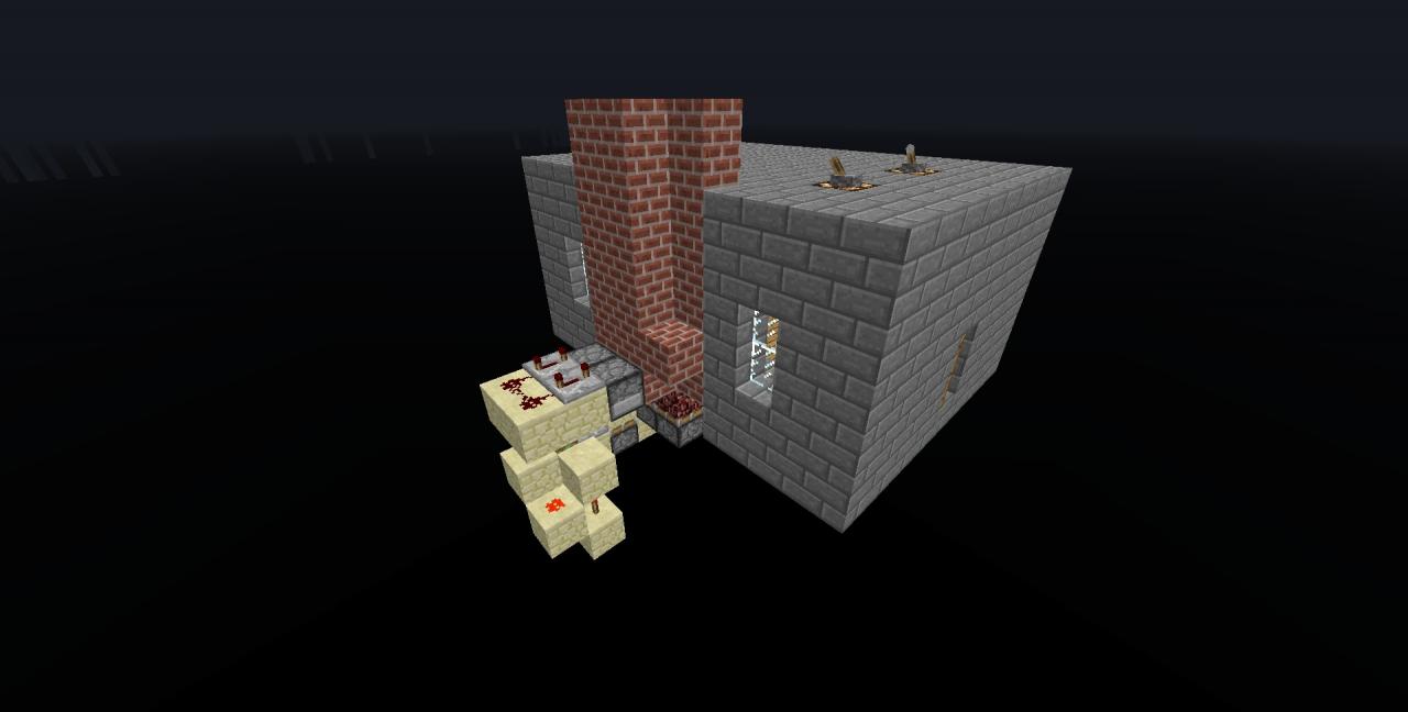 Toggleable Compact Fireplace Minecraft Map