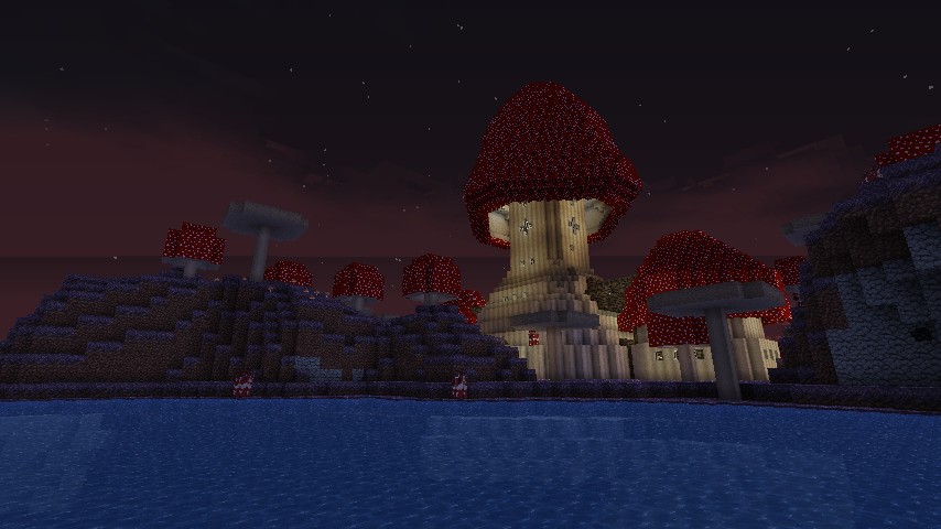 The Mushroom Castle Minecraft Map