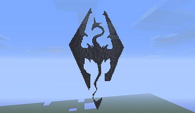 Skyrim Logo Minecraft Map