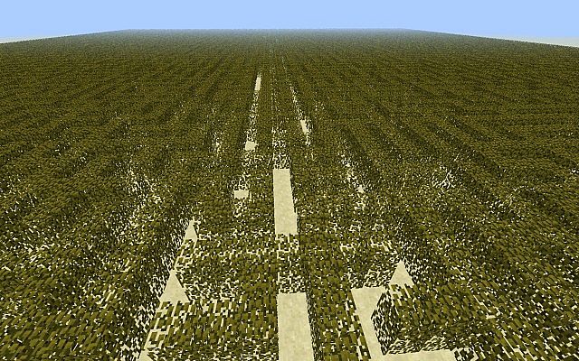 Huge Hedge Maze! Minecraft Map