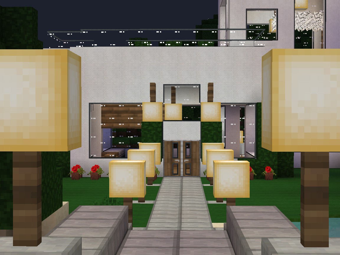 Modern(ish) house Minecraft Map