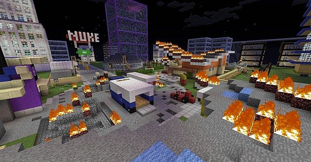 NukeTown2025 Zombies Minecraft Map