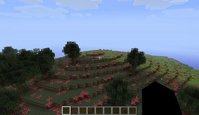 The nether takes the world over Minecraft Map