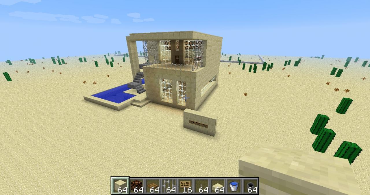 Desert Vacation Home Minecraft Project