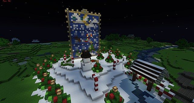 Advent calendar Minecraft Map