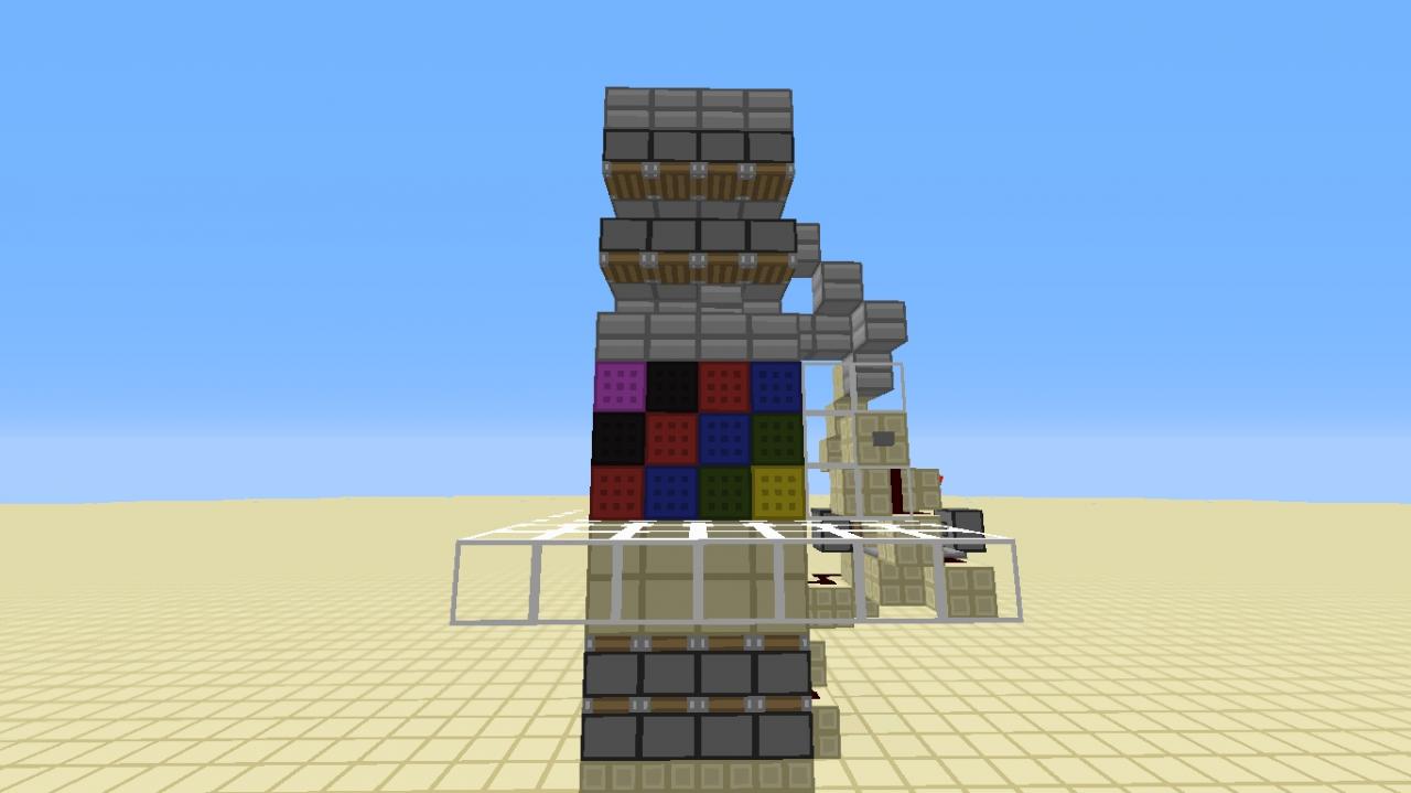 Compact Redstone Garage Door Minecraft Map