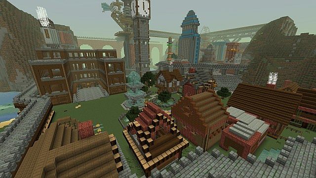 Steam Punk City Minecraft Map