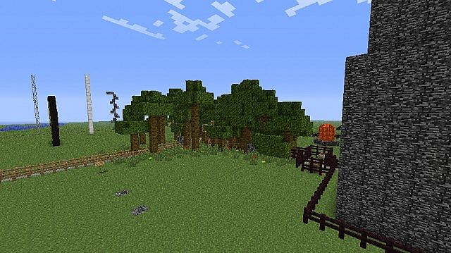 Bedrock Town Minecraft Map