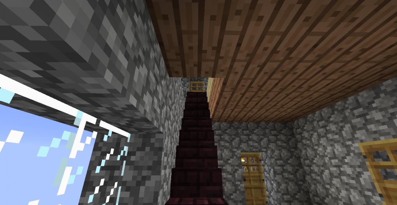 Diagonal-tower overlooking a valley Minecraft Map