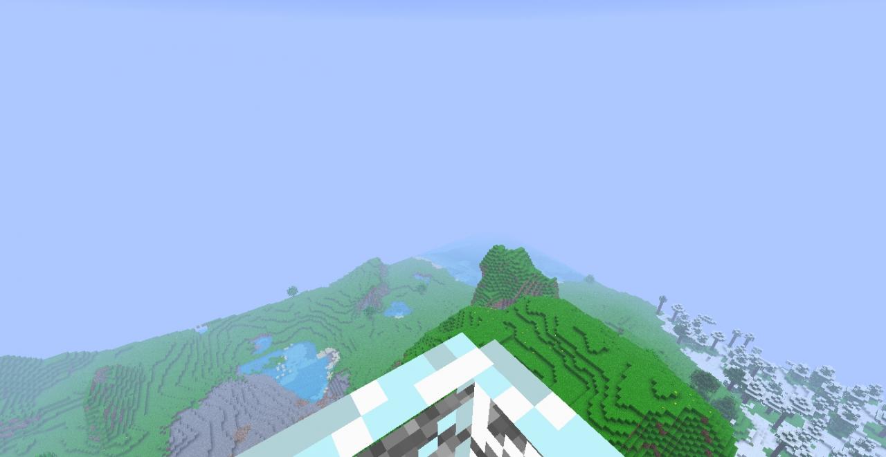 Diagonal-tower overlooking a valley Minecraft Map
