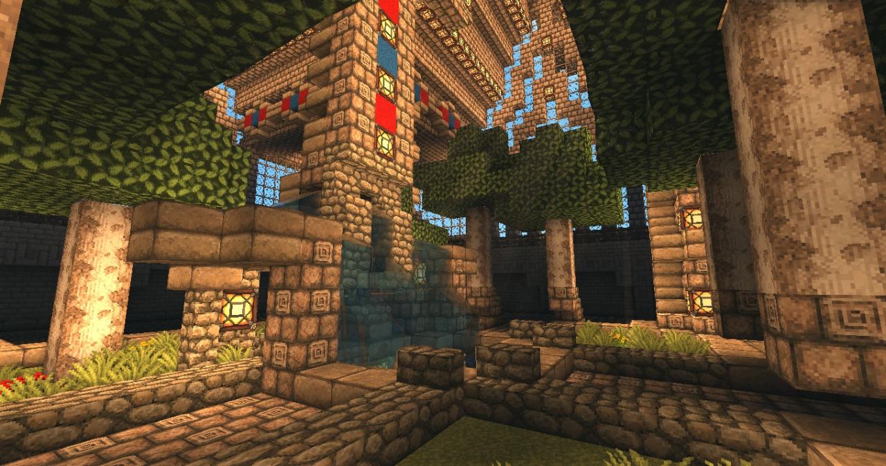 Minecraft Time Lapse - Tasiu Temple Minecraft Map