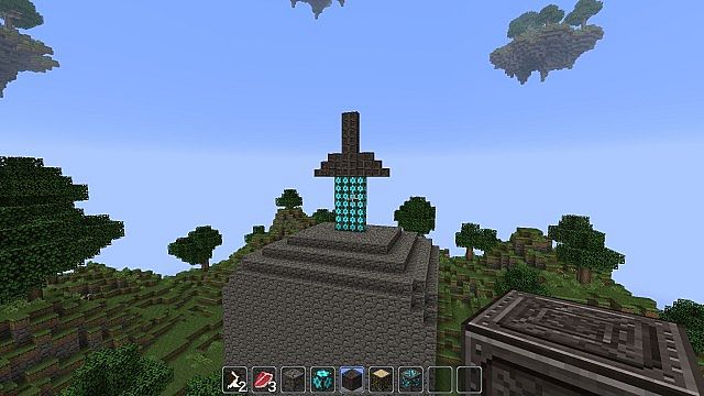 Sword in the stone Minecraft Map