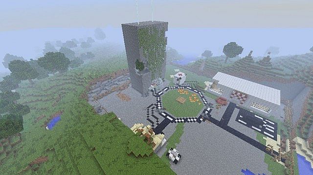 The End Minecraft Map