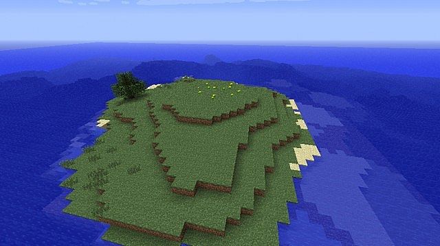 Survival Island Seed (DUNGEON + RESOURCES) Minecraft Map