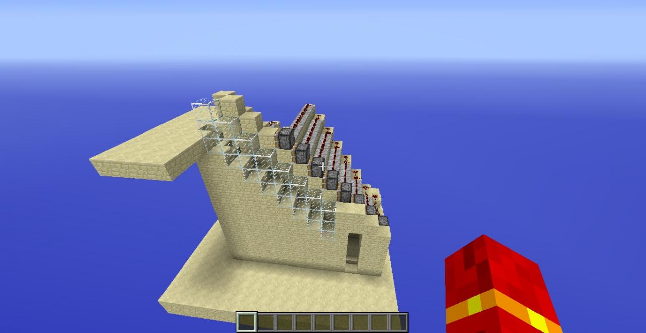 Cool redstone escalator Minecraft Map