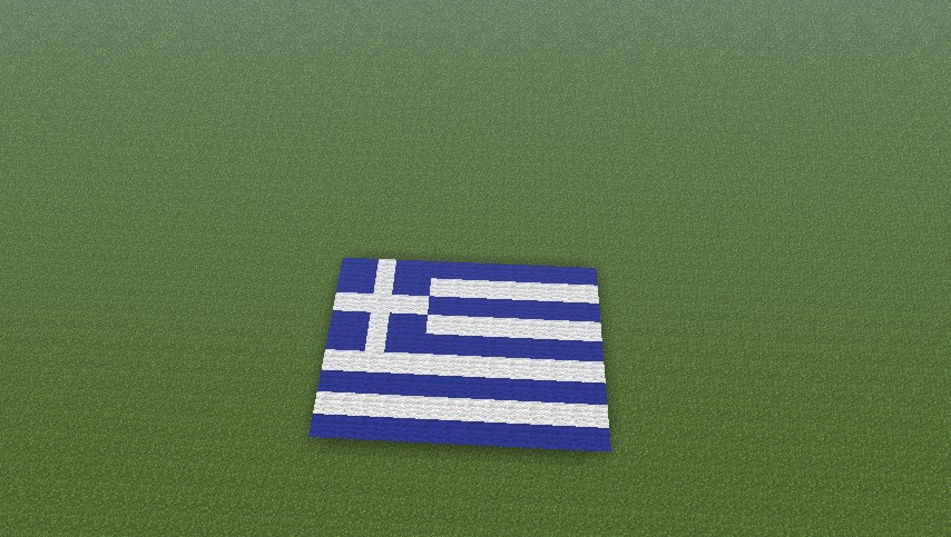 Greece flag Minecraft Map