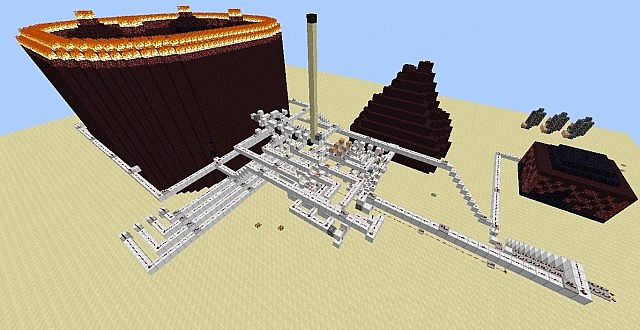 The obsidian towers Minecraft Map