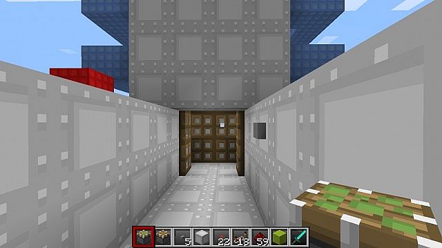 Minecraft - Fancy 2x2 piston elevator - Download availible Minecraft Map