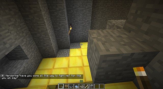 Herobrines Cave Minecraft Map