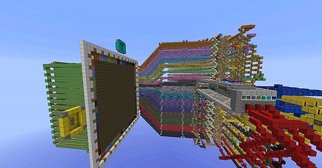 Functional redstone screen with 5 saves of memory and 225 pixels ...