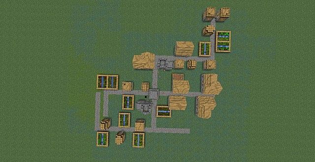NPC Village Minecraft Map