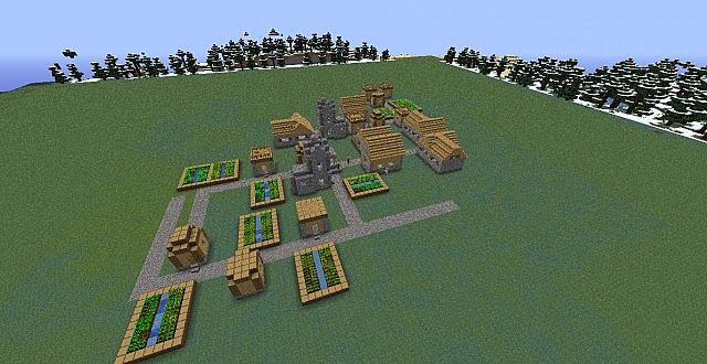 NPC Village Minecraft Map