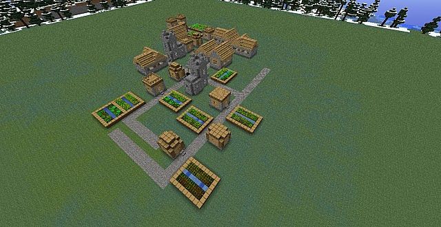 NPC Village Minecraft Map