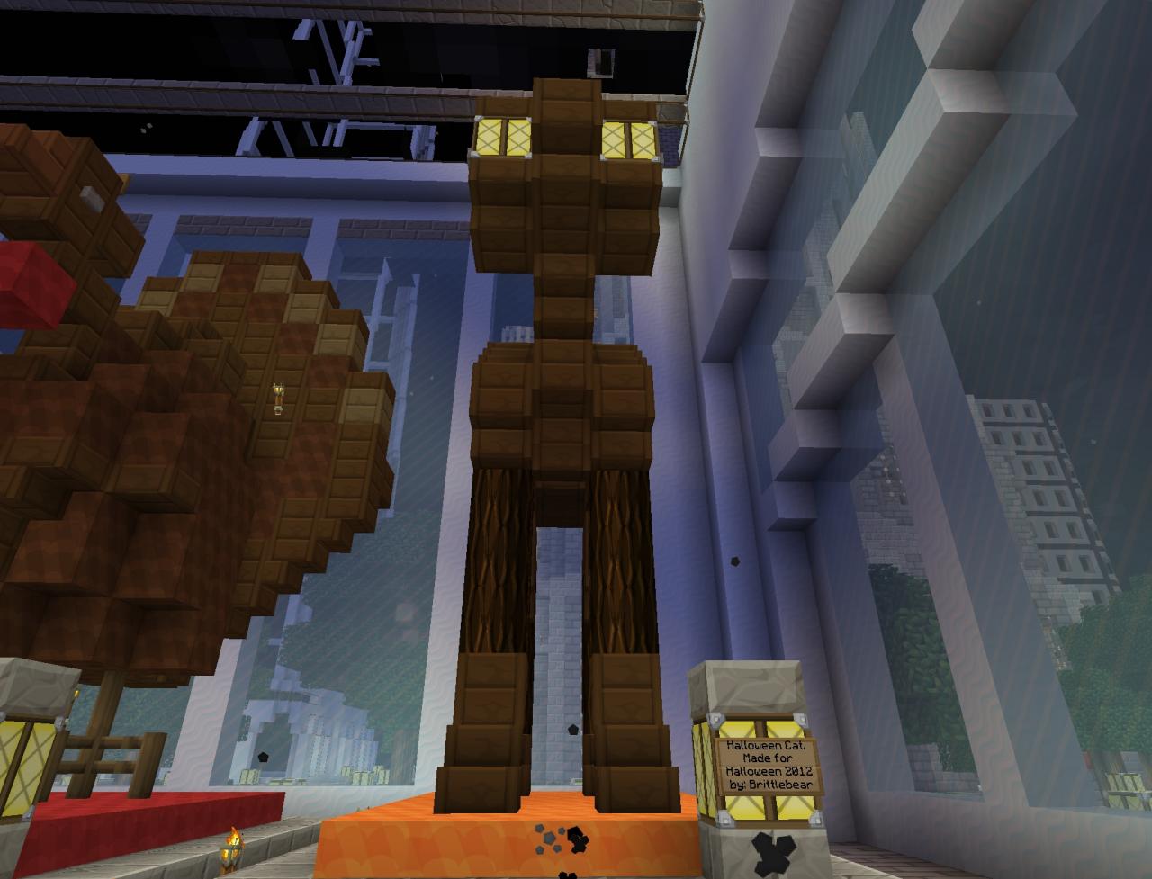 Cat Statue - Halloween Minecraft Map