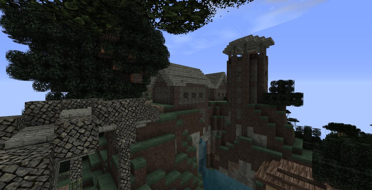 Medieval Mountain Town Minecraft Map