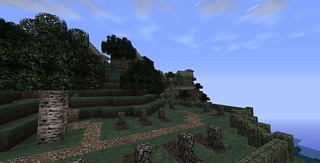Medieval Mountain Town Minecraft Map
