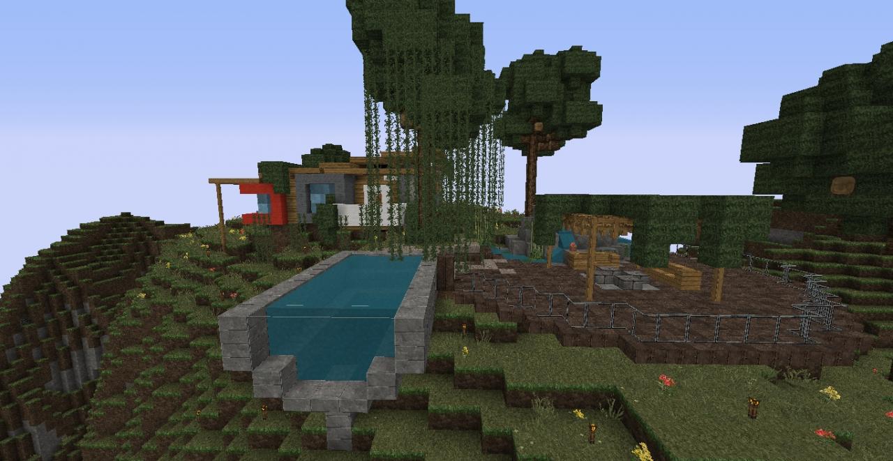 [Modern] Hill Top Tranquility Minecraft Map