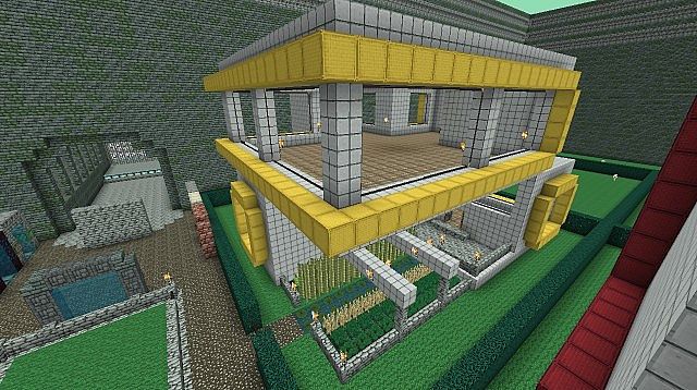 Yellow Cube3 Concept House Minecraft Map