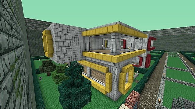 Yellow Cube3 Concept House Minecraft Map