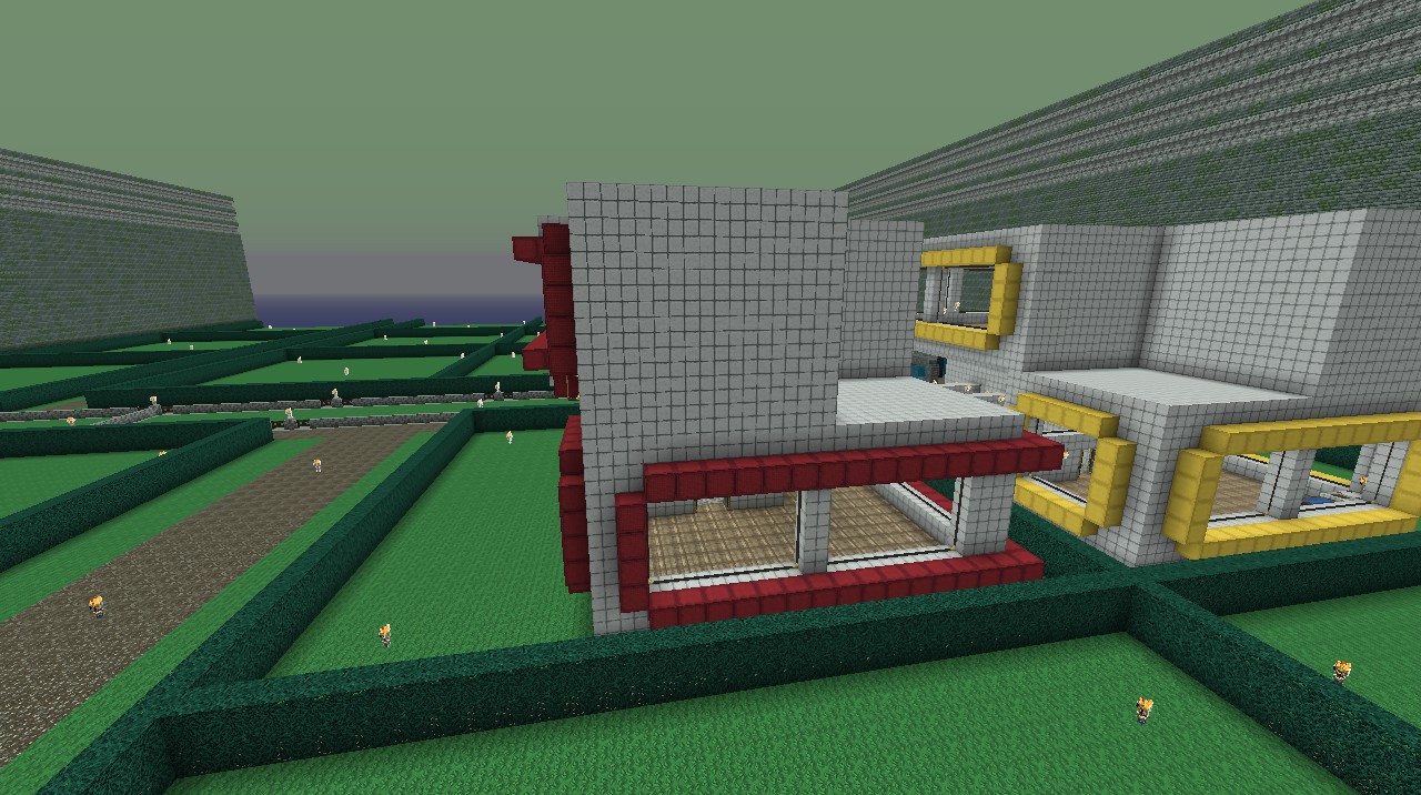 Red Cube3 Concept House Minecraft Map